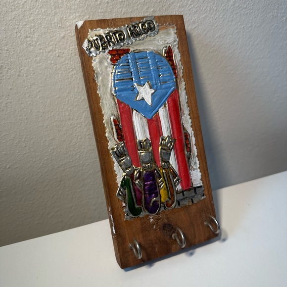 Wall Decor | Puerto Rico And The Three Kings Keyholder For House ...